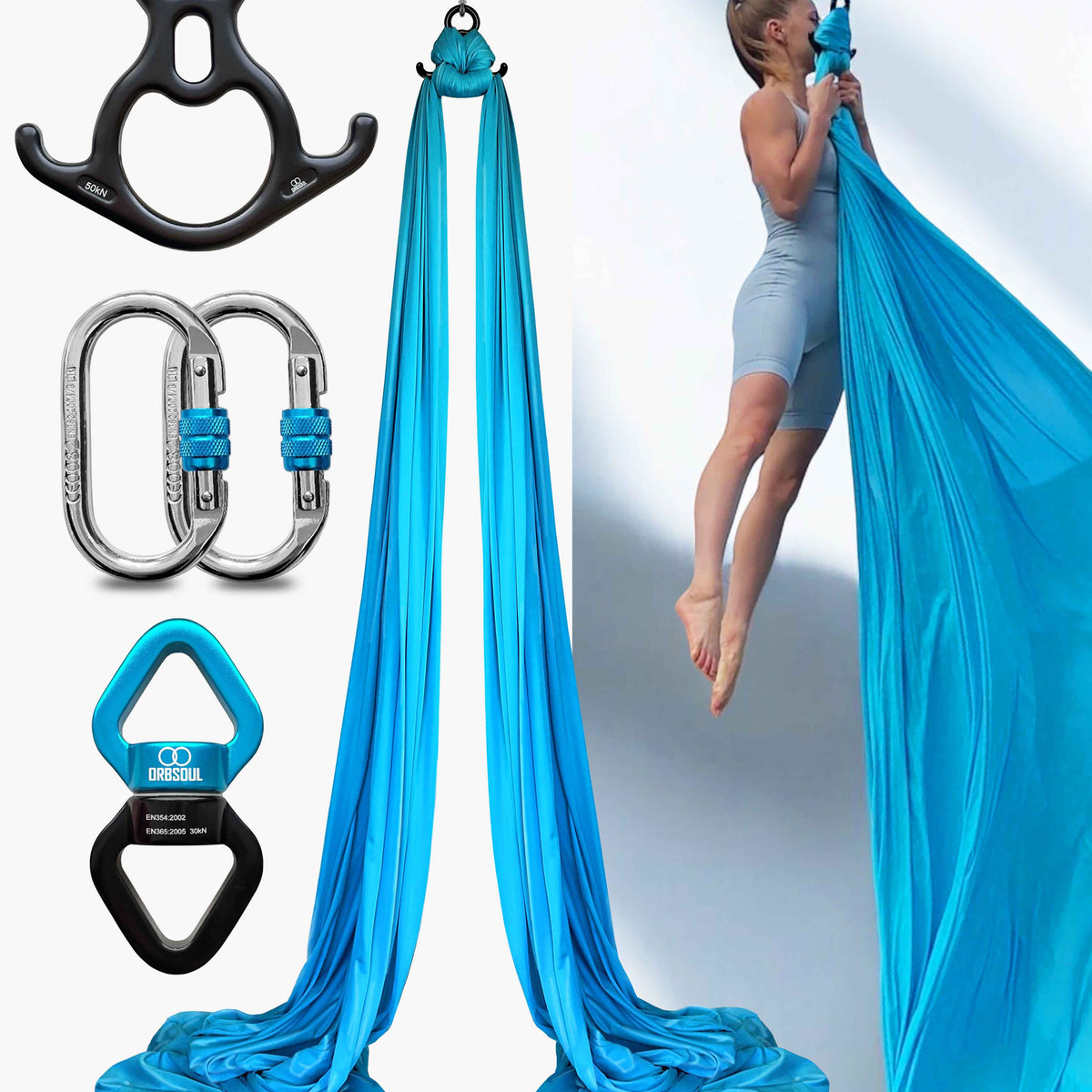 Orbsoul Aurora Journey™ Aerial Silks Set